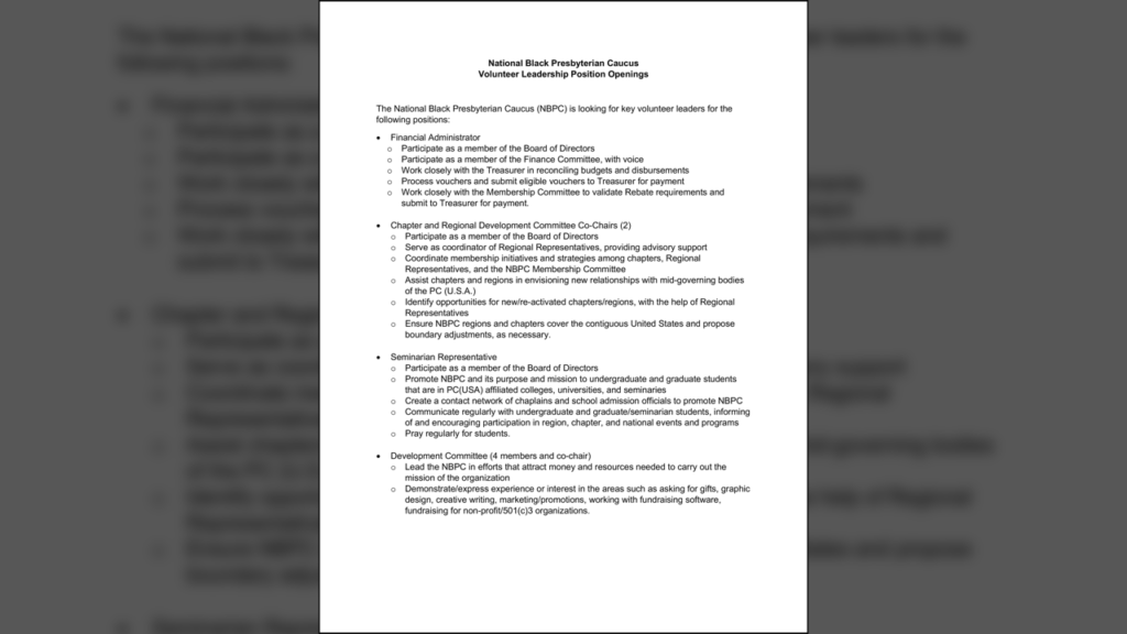 Home - National Black Presbyterian Caucus (NBPC)