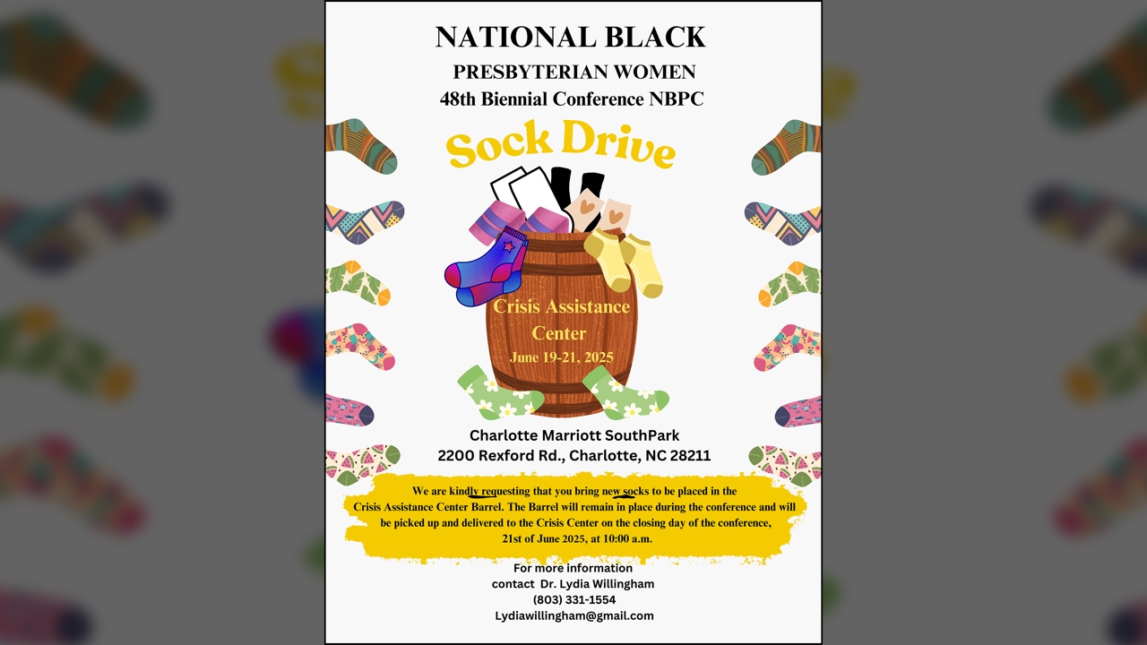 NBPW Sock Drive Flyer (Charlotte, NC) • June 19-21, 2025 - National ...